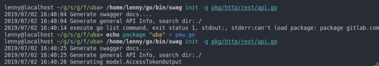 Fail when module contains no package · Issue #432 · swaggo/swag · GitHub