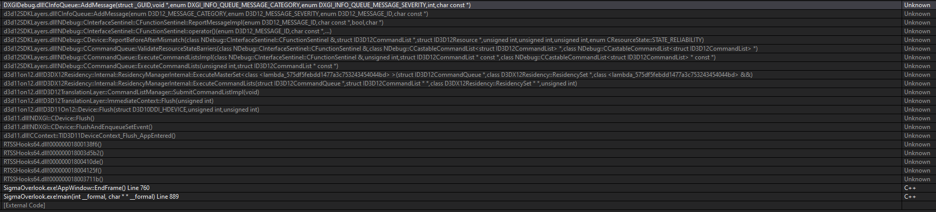 External overlay crashes with DX12 and multi-viewports · Issue #5071 · ocornut/imgui · GitHub