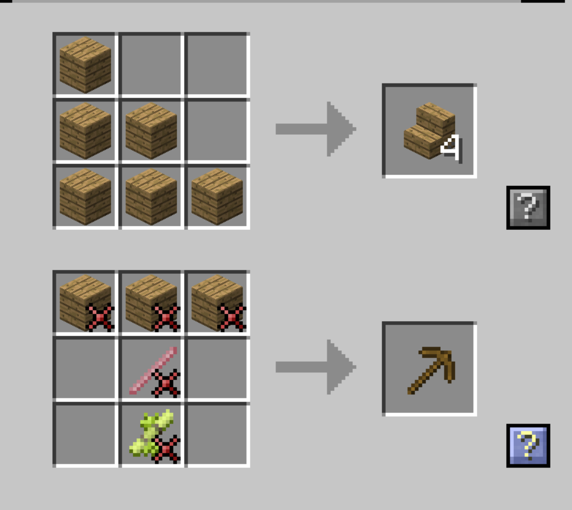 Clicking NEI recipe-questionmark can also click things behind it ...