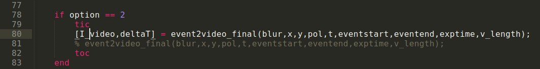 Error in event2video_final · Issue #8 · panpanfei/Bringing-a-Blurry-Frame-Alive-at-High-Frame ...
