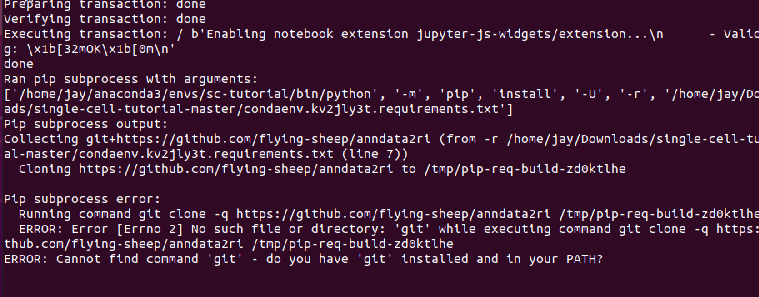 Pip failed in the step 1 · Issue #1257 · scverse/scanpy · GitHub