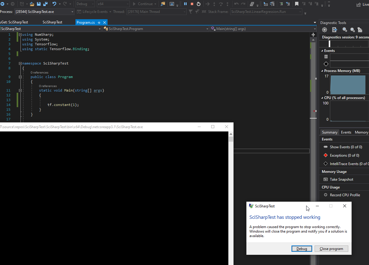 Unable to get Tensofflow.NET working: Source, Nuget, and Docker Image · Issue #478 · SciSharp ...