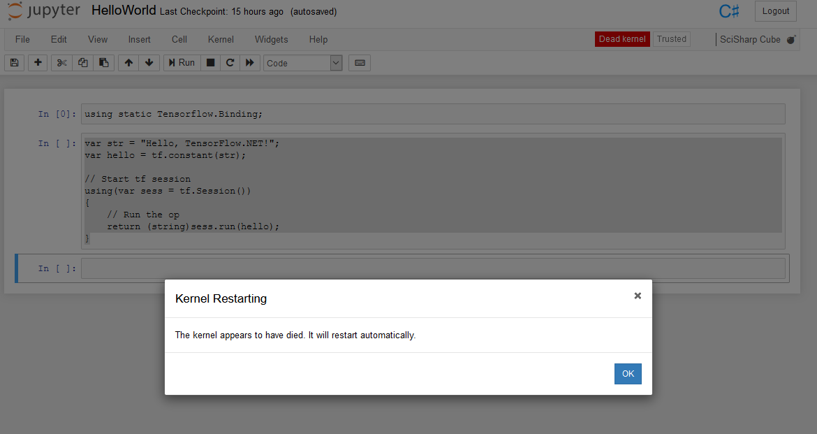 Unable to get Tensofflow.NET working: Source, Nuget, and Docker Image · Issue #478 · SciSharp ...