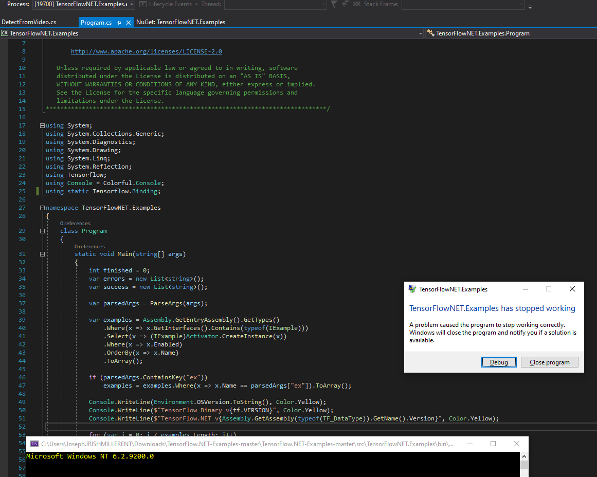 Unable to get Tensofflow.NET working: Source, Nuget, and Docker Image · Issue #478 · SciSharp ...