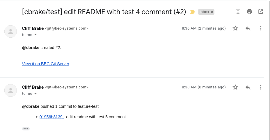 commit diff email notifications · Issue #1457 · go-gitea/gitea · GitHub