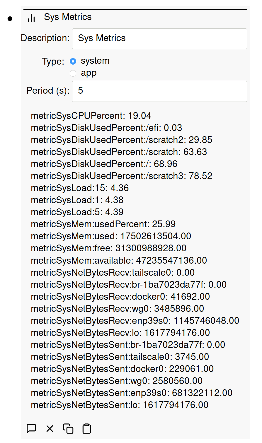 add system metrics · Issue #256 · simpleiot/simpleiot · GitHub