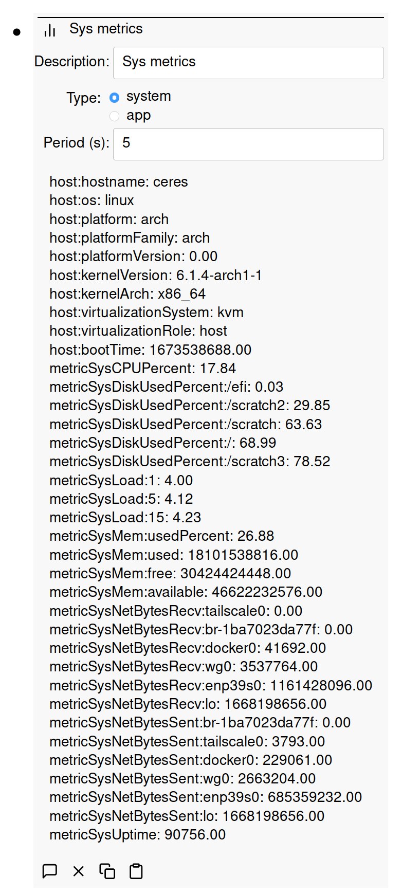 add system metrics · Issue #256 · simpleiot/simpleiot · GitHub