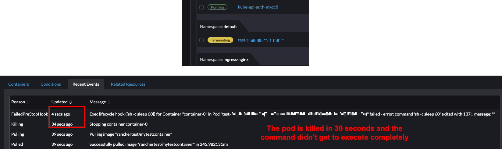 Container Lifecycle Hooks | add "Termination Grace Period" input field ...