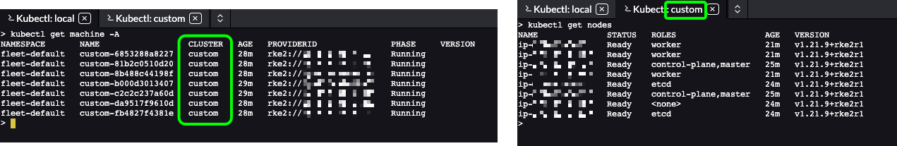 RKE2 | Custom cluster | Deleting a machine in Cluster Manager doesn't delete the node · Issue ...