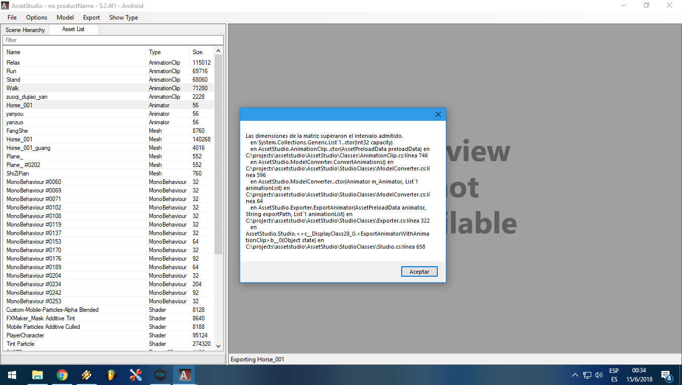 Problem when exporting an animation · Issue #203 · Perfare/AssetStudio · GitHub