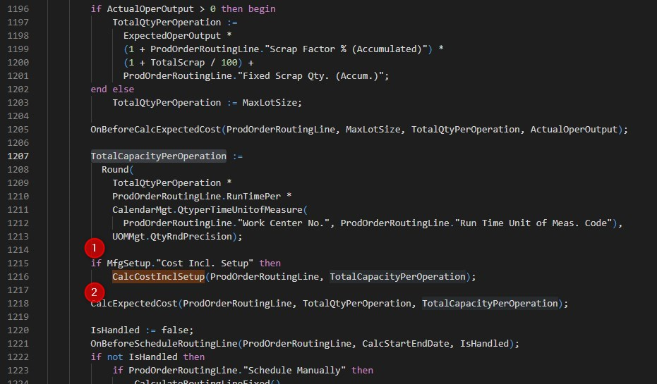 [Event Request] - wrong implementation of requested Publishers in Codeunit CalculateRoutingLine ...