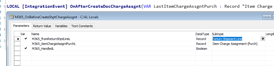 [Event Request] Codeunit 5805, several Events to handle "TESTFIELDS ...