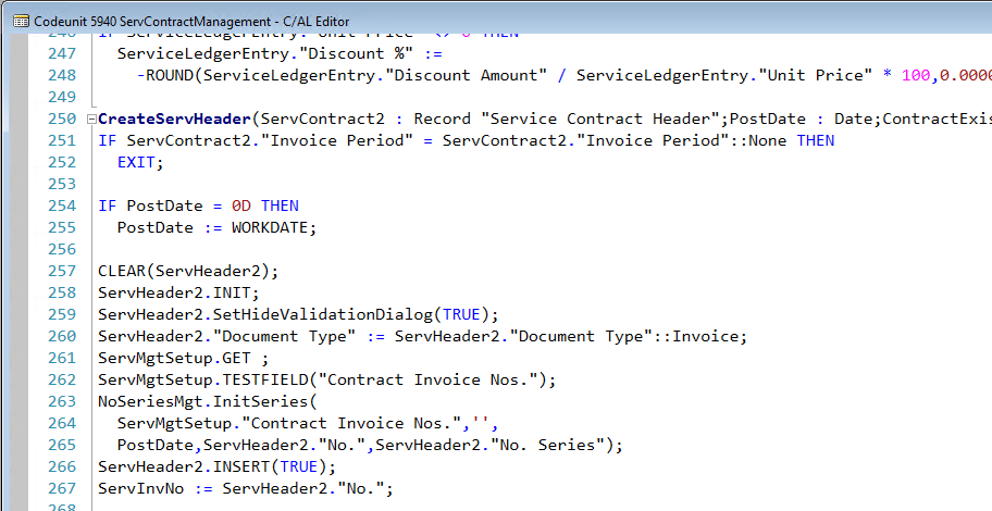 Event Request Codeunit 5940 Function Createservheader · Issue 3154