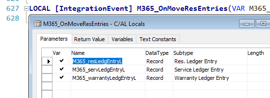 [Event Request] Codeunit 361, Functions MoveItemEntries and MoveResEntries · Issue #3158 ...