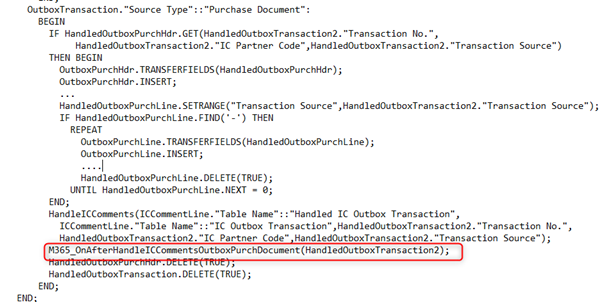 Event Request Codeunit 427 Function Recreateoutboxtransaction · Issue 3127 · Microsoftal