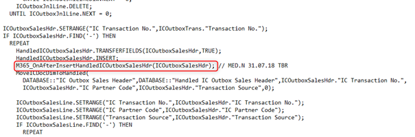 Event Request Codeunit 427 Function Recreateoutboxtransaction · Issue 3127 · Microsoftal