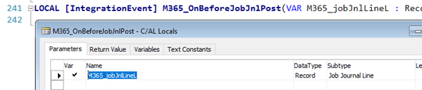 Event Request Codeunit 1013 Function Code · Issue 3169 · Microsoft