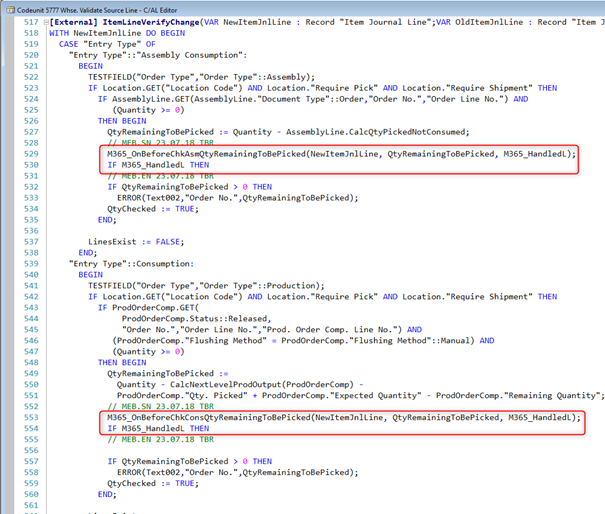 [Event Request] Codeunit 5777, several new Events · Issue #3172 · microsoft/AL · GitHub