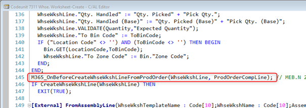 Event Request Codeunit 7311 2 New Events · Issue 3187 · Microsoft