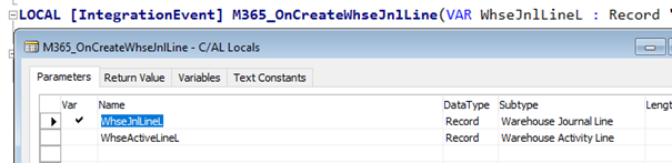 [Event Request] Codeunit 7324, 2 new Events · Issue #3189 · microsoft/AL · GitHub