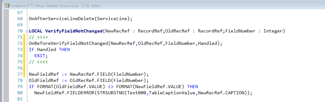 [Event Request] Codeunit 5777, several new Events · Issue #3172 · microsoft/AL · GitHub