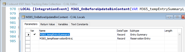 [Event Request] Codeunit 6501, 2 new Events, 1 Event modification · Issue #3353 · microsoft/AL ...