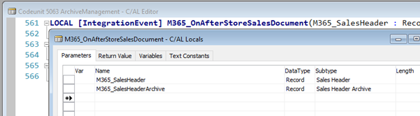 [Event Request] Codeunit 5063, 3 new Events · Issue #3659 · microsoft/AL · GitHub