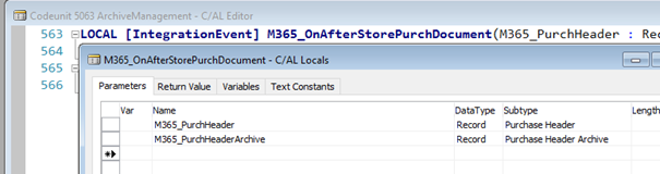 Event Request Codeunit 5063 3 New Events · Issue 3659 · Microsoftal · Github