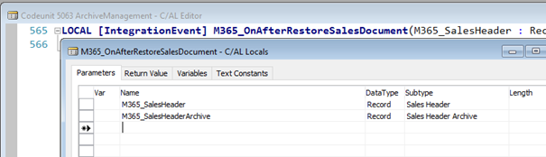[Event Request] Codeunit 5063, 3 new Events · Issue #3659 · microsoft/AL · GitHub