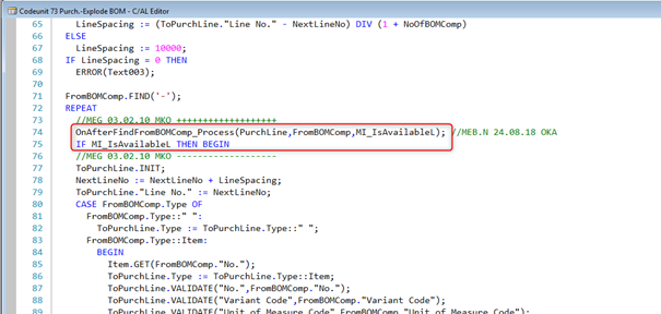 Event Request Codeunit 73 1 New Event · Issue 3666 · Microsoftal · Github