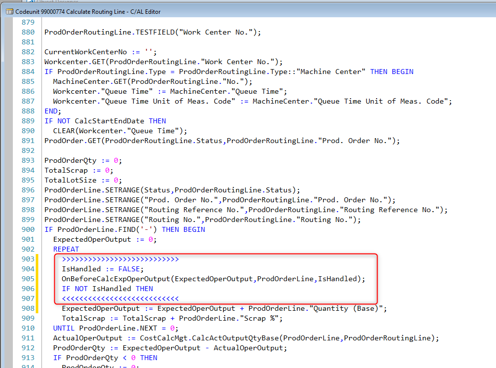 [EventRequest] Codeunit 99000774 - Function CalculateRoutingLine · Issue #2693 · microsoft ...