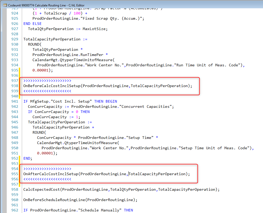 [EventRequest] Codeunit 99000774 - Function CalculateRoutingLine · Issue #2693 · microsoft ...