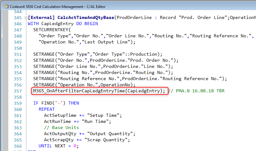 [Event Request] Codeunit 5836 , 1 new Event in Function „CalcProdOrderLineExpCost“ · Issue #3052 ...
