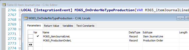 We need 9 new Events in Table83 to handle ISV Code. · Issue #3053 · microsoft/ALAppExtensions ...