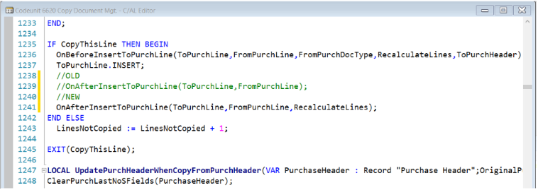 [Event Request] CU6620 – OnAfterInsertToPurchLine · Issue #3179 ...