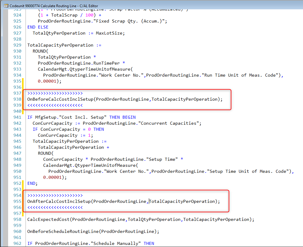 [EventRequest] Codeunit 99000774 - Function CalculateRoutingLine · Issue #3640 · microsoft ...
