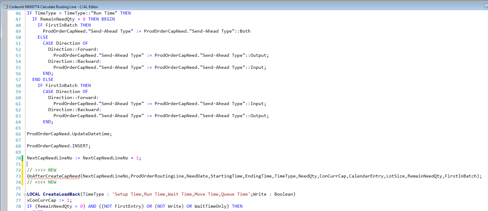 [Event Request] Codeunit 99000774 - Calculate Routing Line · Issue #4227 · microsoft ...