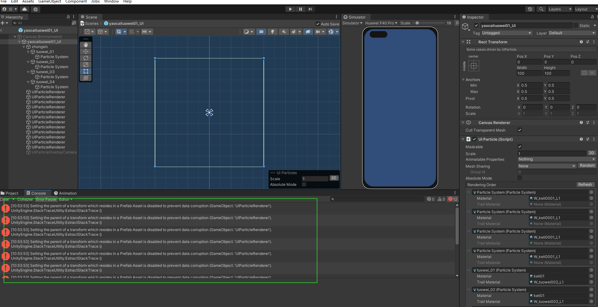 Abnormal error · Issue #210 · mob-sakai/ParticleEffectForUGUI · GitHub