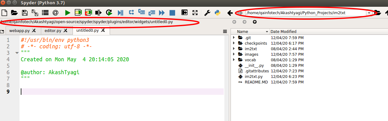 PR: Default file directory set to working directory by Akashtyagi ...