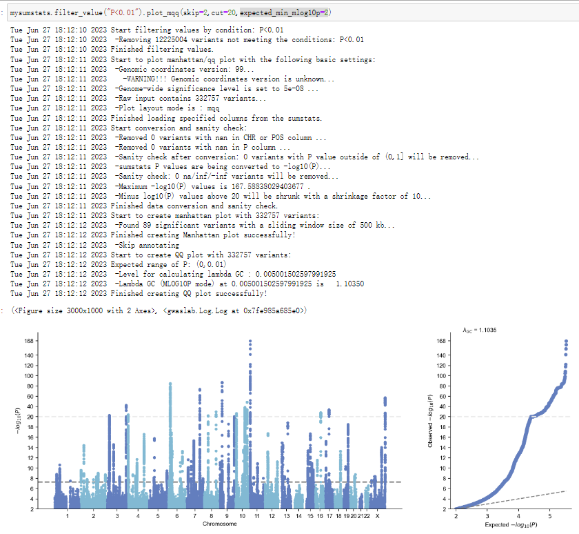 Problem with expected log P in QQ plots · Issue #34 · Cloufield/gwaslab · GitHub