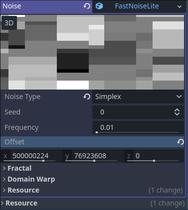 FastNoiseLite returning 0 when far from the origin · Issue #74329 · godotengine/godot · GitHub