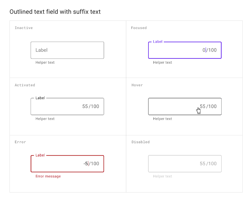 bug(material/input): Hue/opacity of matSuffix does not match guidelines on material.io when ...