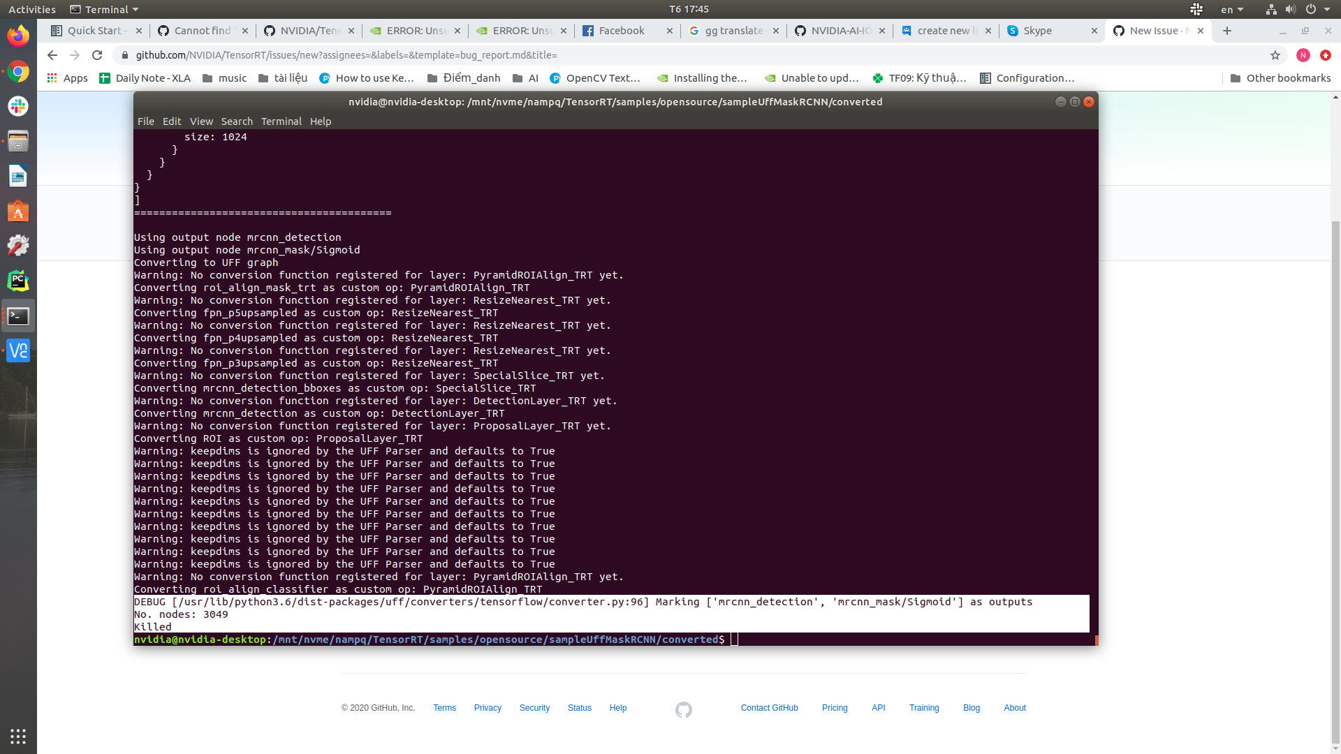 error: convert .h to uff · Issue #631 · NVIDIA/TensorRT · GitHub