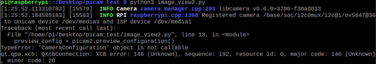 CameraConfiguration' object is not callable · Issue #287 · raspberrypi/picamera2 · GitHub