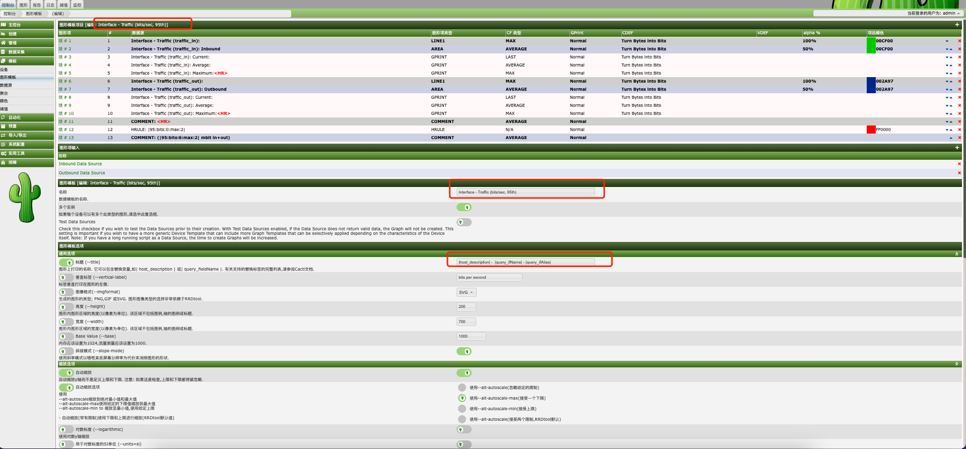 Invalid cacti modification template title · Issue #5091 · Cacti/cacti · GitHub