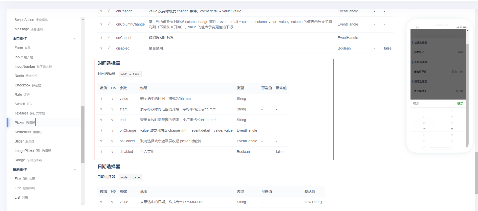 picker 设置时间跨度 · Issue #740 · jd-opensource/taro-ui · GitHub