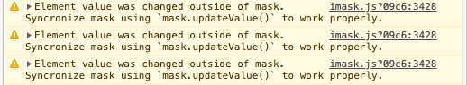 Vue directive "Element value was changed outside of mask" · Issue #190 · uNmAnNeR/imaskjs · GitHub