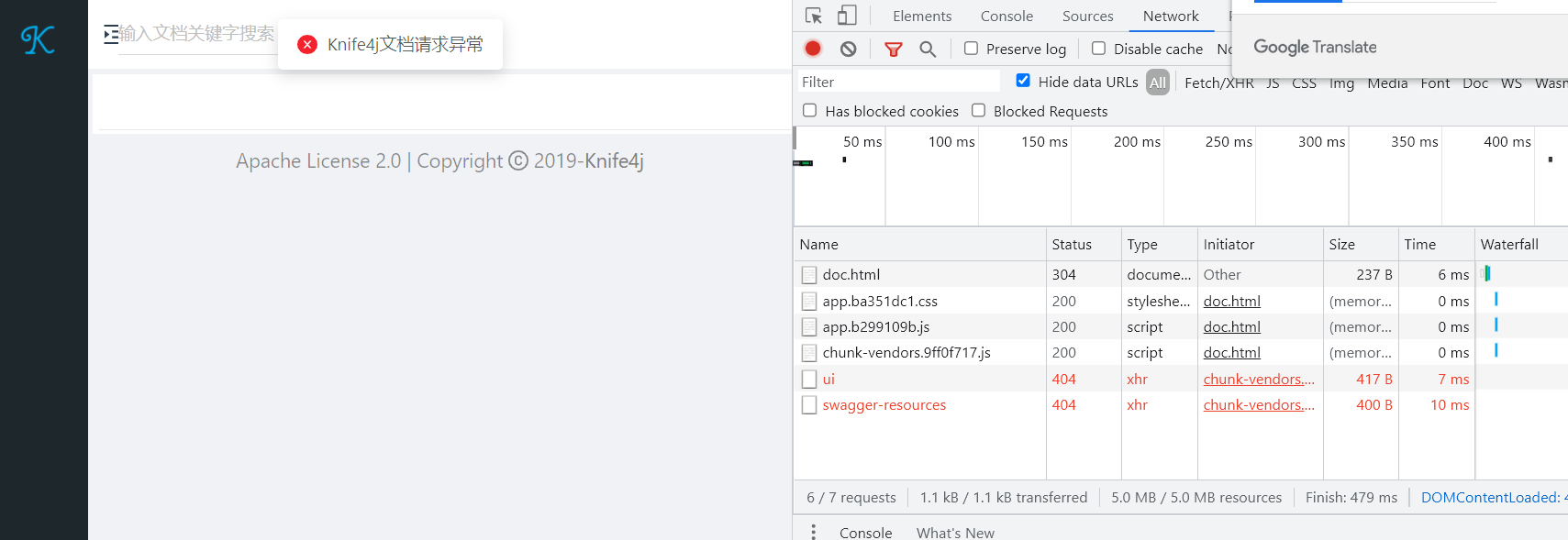 ui和swagger-resources报404错误 · Issue #380 · xiaoymin/knife4j · GitHub
