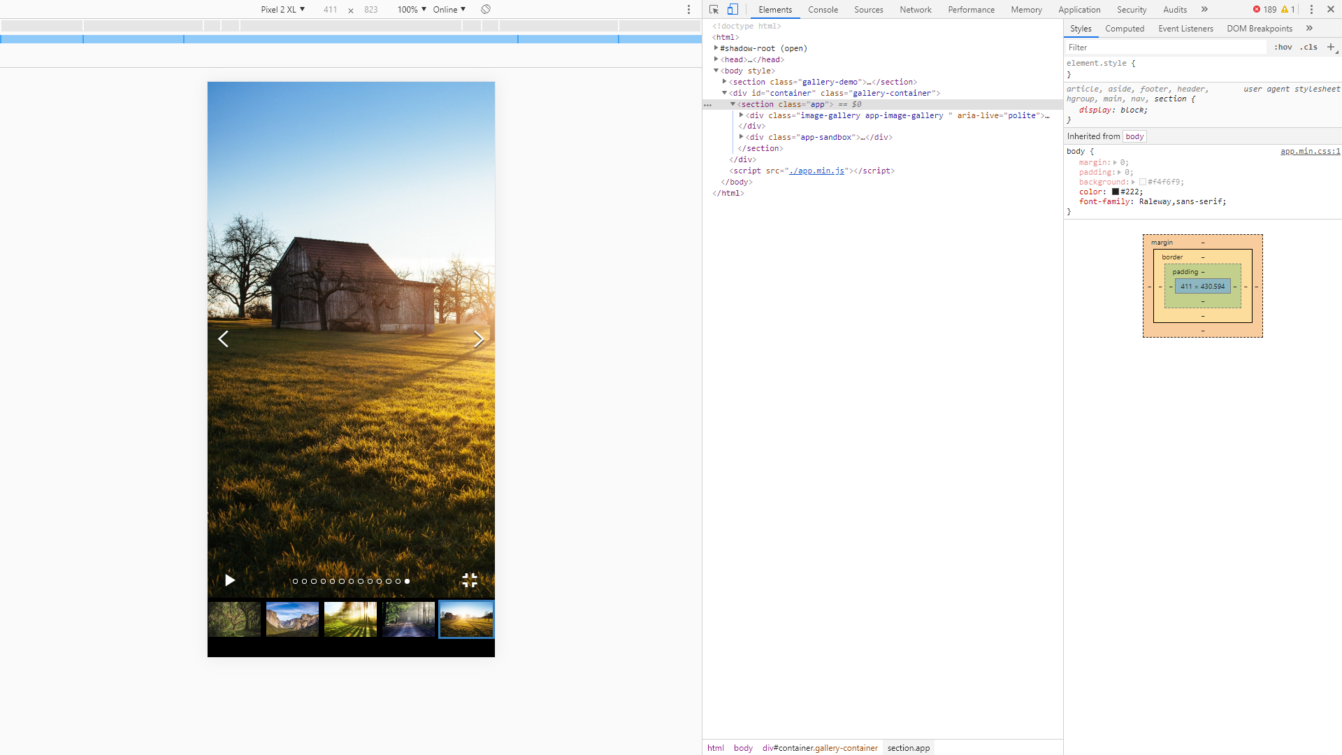Last Image scroll twice on phone full screen · Issue #404 · xiaolin/react-image-gallery · GitHub