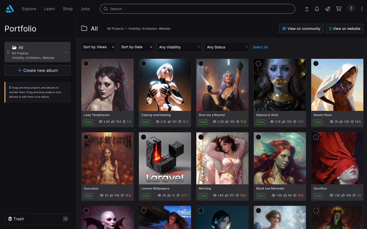 GitHub - demiurge-ash/artstation-plus